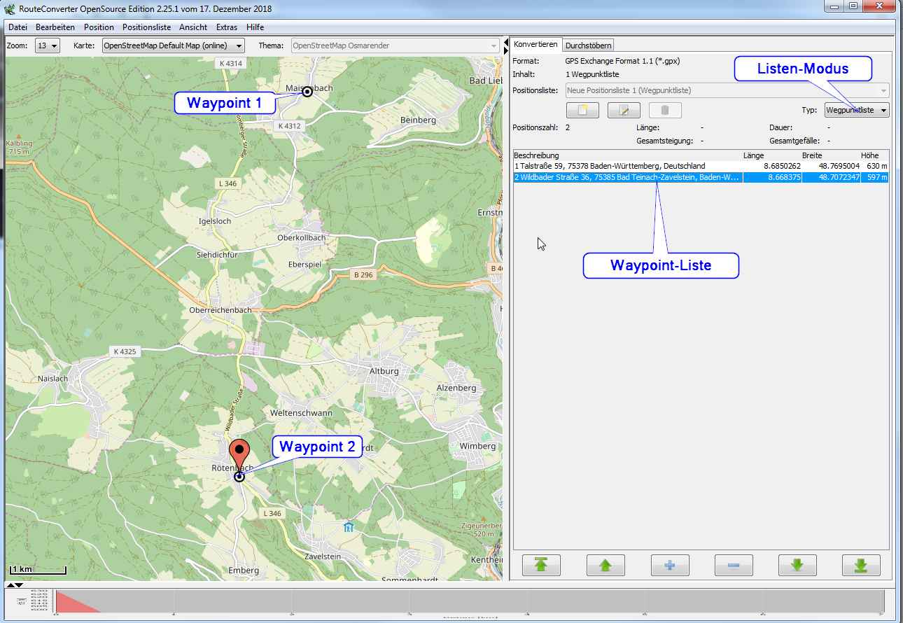 Routenplanung – Routenplanung und Navigation